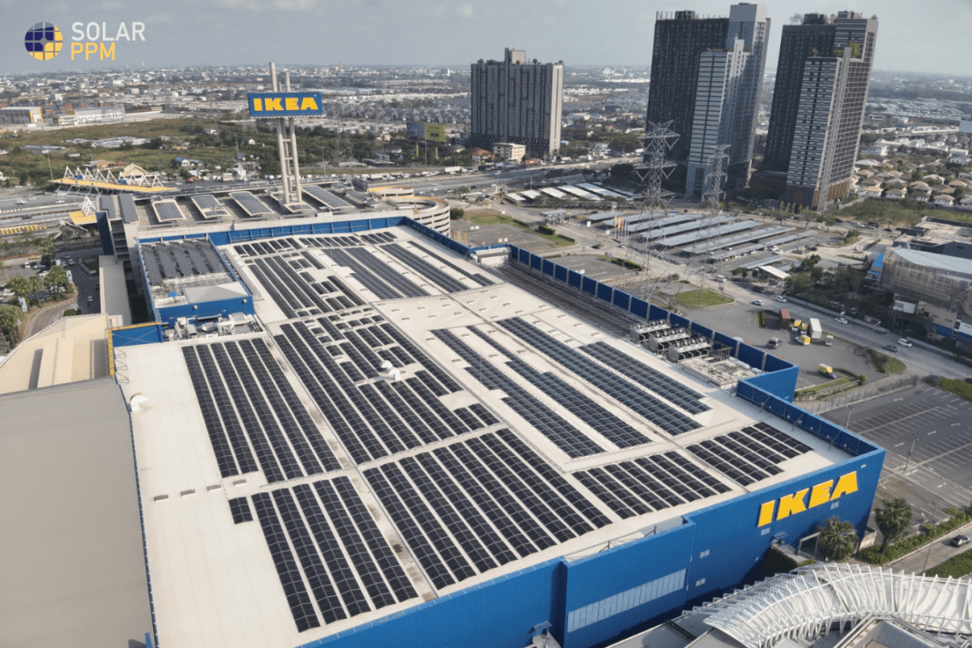 Solar PPM ผนึกกำลัง IKEA ติดตั้งโซลาร์เซลล์สาขาบางนา ช่วยลดค่าไฟ 8.5 ล้าน ลดคาร์บอน 744 ตัน มุ่ง ...